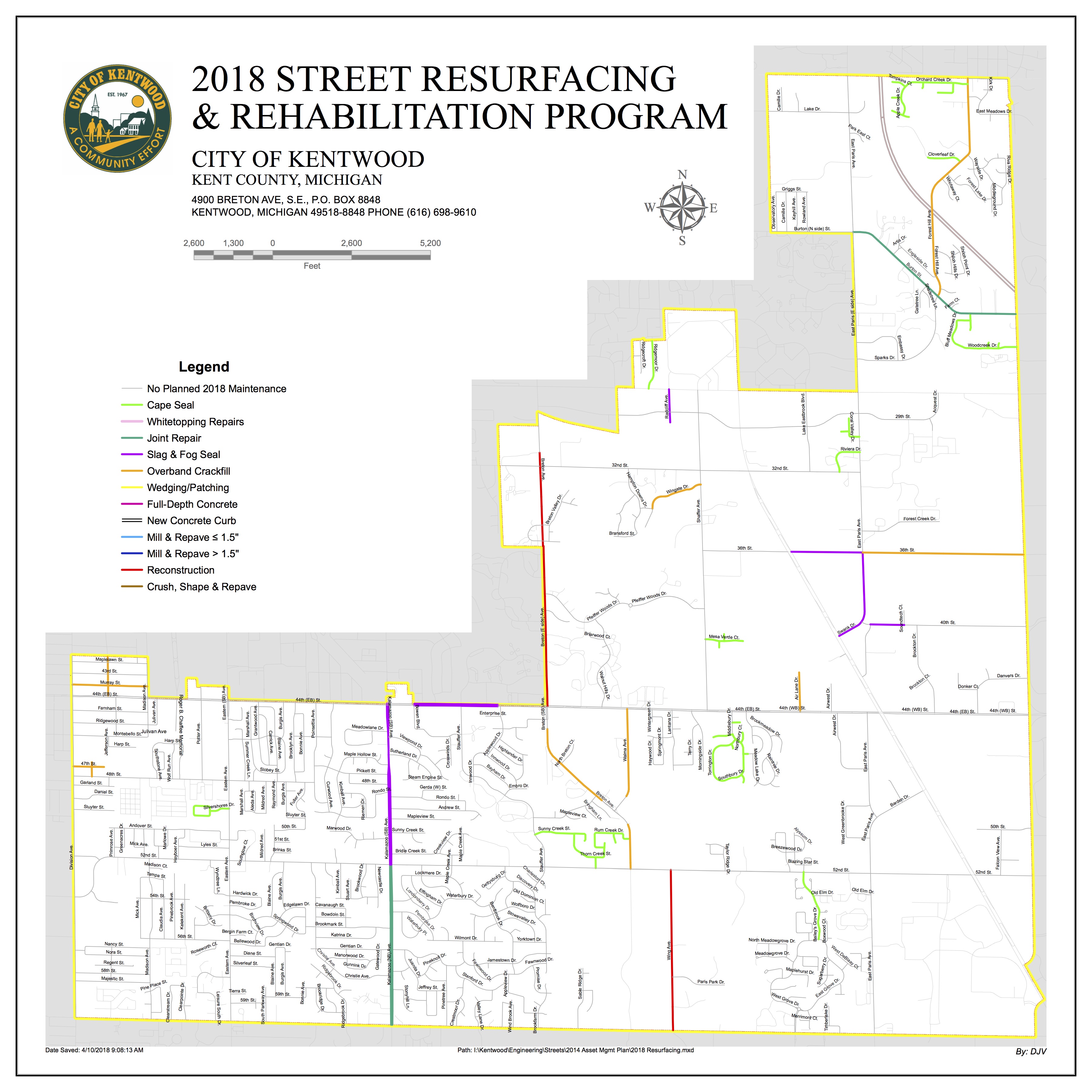 City of Kentwood details list of summer road improvement projects ...